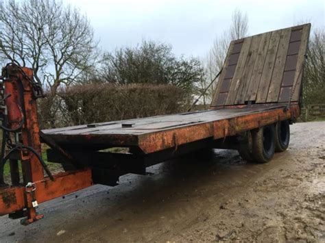 Low Loader Tractor Trailer 4 Digger Drott Plant Machinery Farm