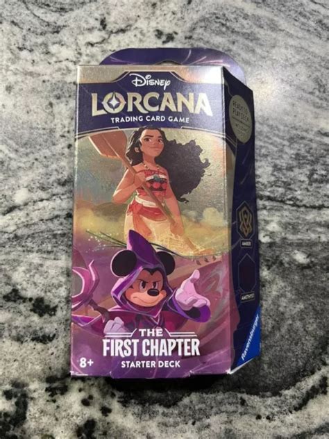 DISNEY LORCANA TCG The First Chapter Starter Deck Ambre Améthyste