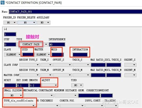Ansa Abaqus Contact