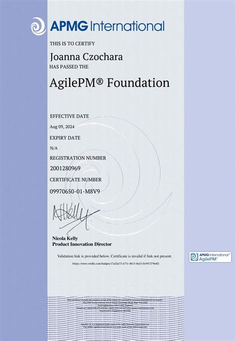 Agilepm Projectmanagement Certification Professionalgrowth Joanna Czochara