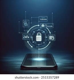 Dark Background Data Wipe Mobile Device AI Generated Image 2515357289 Shutterstock