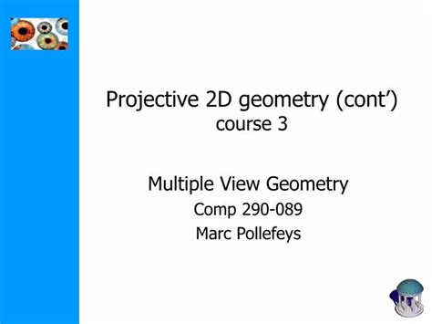 PPT Projective D Geometry Cont Course PowerPoint Presentation ID