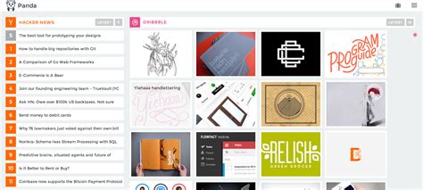 Panda Reveals A Web Dashboard For Developer And Designer News And