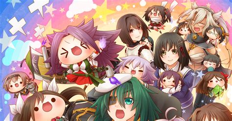 艦隊これくしょん 【夜戦に突入す 博多ふ頭侵攻作戦2】告知イラスト 湯丸のイラスト Pixiv