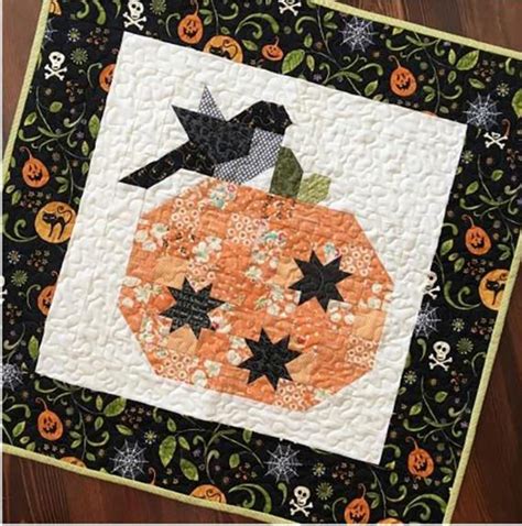 Pumpkin Quilt Pattern Free Modern Cute And Perfect For Halloween
