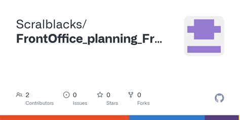 Github Scralblacks Frontoffice Planning Frontend