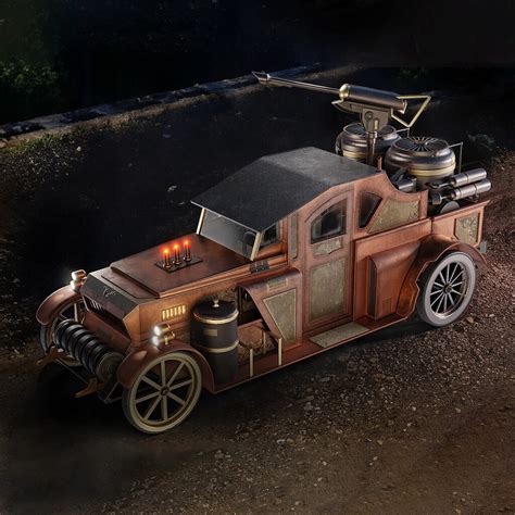 Steampunk Racer Finished Projects Blender Artists Community