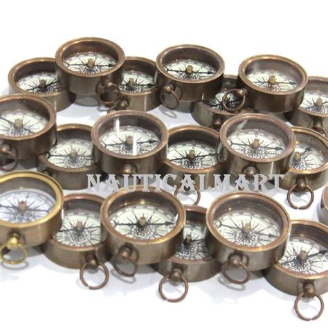 Nauticalmart Vintage Mini Compass Set Of 100 Units Marine Collectible