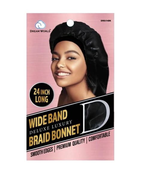 Dream World Wide Band Braid Bonnet čepice Na Copánky