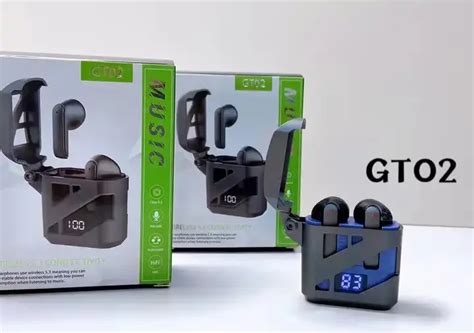 Gt Wireless Gaming Earbuds In Ear Hifi Stereo Deep Bass Wireless Earphones With Noise