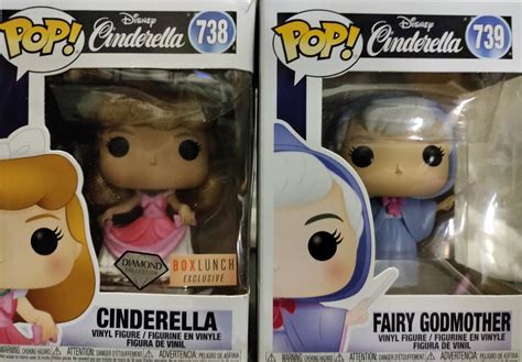 Funko Pop Cinderella And Fairy Godmother Etsy