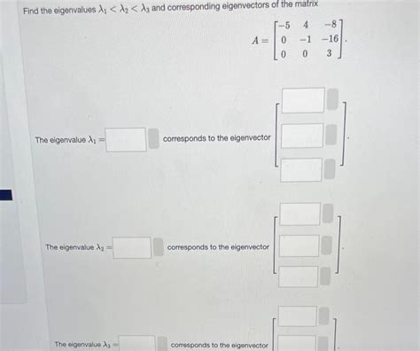 Solved Find the eigenvalues λ