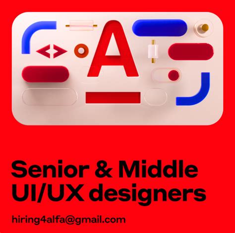 Альфа Банк ищет Senior And Middle Ui Ux дизайнеров — Вакансия в офис