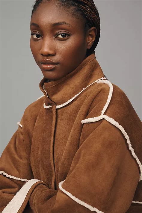 Velvet By Graham And Spencer Albany Reversible Sherpa Jacket Anthropologie