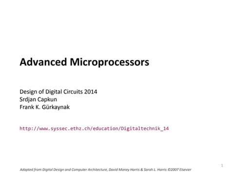 23 Advanced Processors Controller System Ppt
