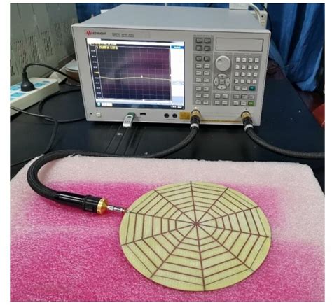 S11 Parameter Measurement Setup For Spider Web Reader Antenna Download Scientific Diagram