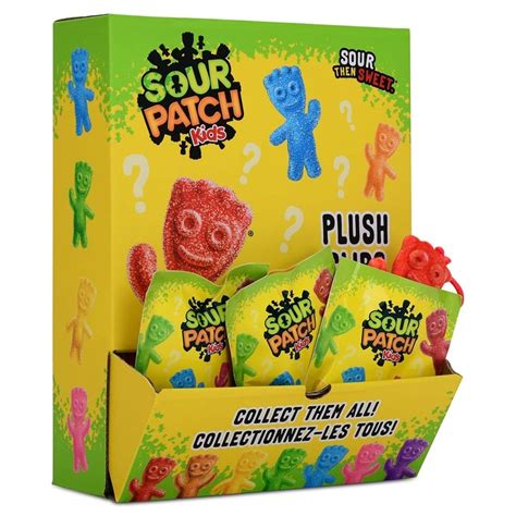 Sour Patch Mystery Plush Clip Assortment 1 Count Party Expert