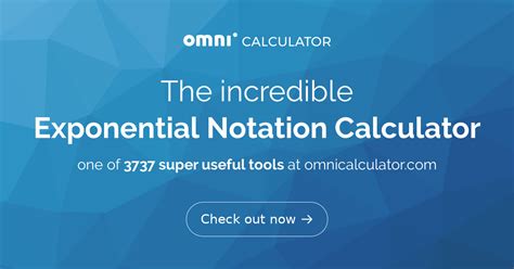 Exponential Notation Calculator
