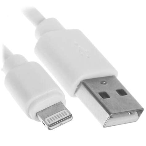 Купить Кабель круглый Finepower Lightning 8 Pin Usb 2 0 Type A белый