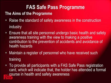 Ppt Safe Pass And Construction Skills Certification Scheme Powerpoint