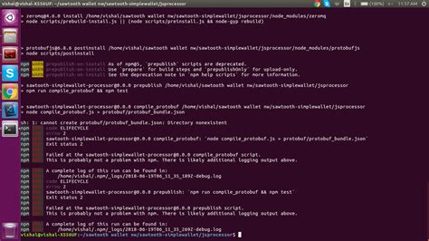 Nodejs Error In Protobuf Npm Err Code Elifecycle While Setting