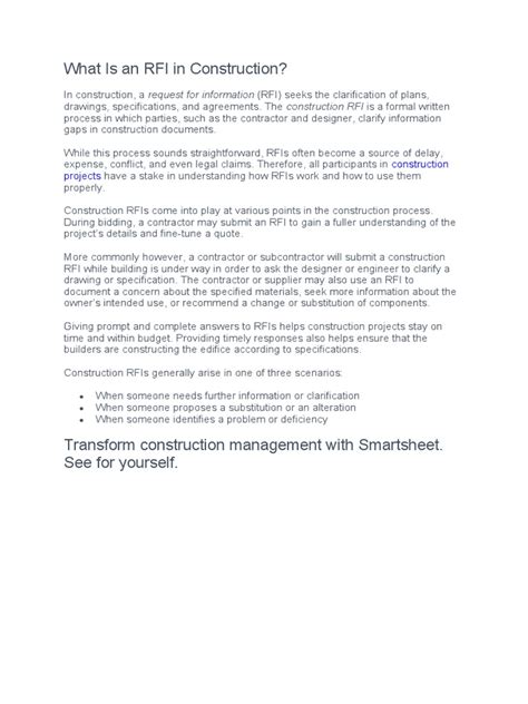 What Is An Rfi In Construction Pdf Request For Information Electromagnetic Interference