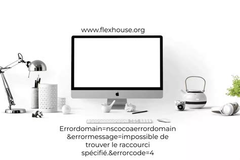 Errordomainnscocoaerrordomainanderrormessageimpossible De Trouver Le