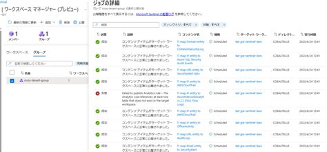 Workspace Manager で複数の Sentinel で分析ルールなどのコンテンツを同期する