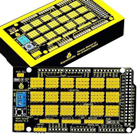 KEYESTUDIO MEGA Sensor Shield V For Arduino MEGA R OFF