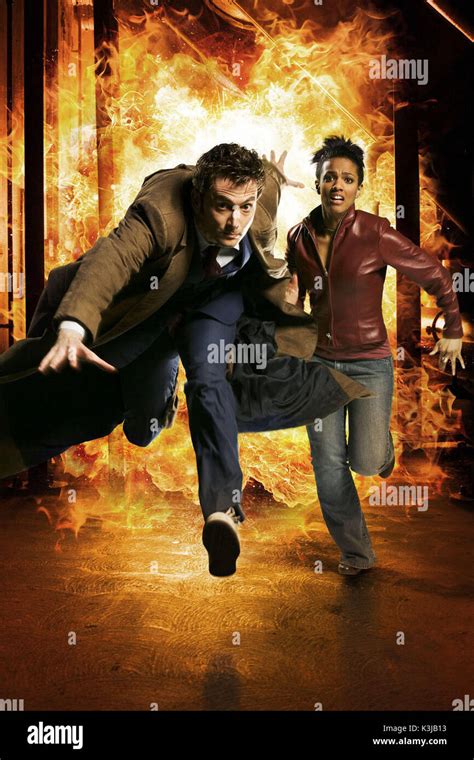 Doctor Who David Tennant As The Doctor Freema Agyeman As Martha Jones