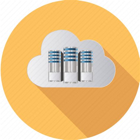 Cloud Computing Database Information Internet Network Server Icon