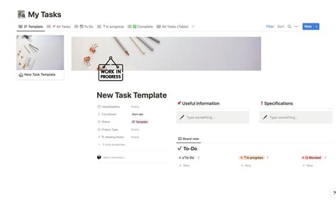 Notion Workspace Template Etsy