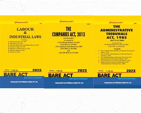 Commercial Law Publishers The Companies Act 2013 Bare Act Latest
