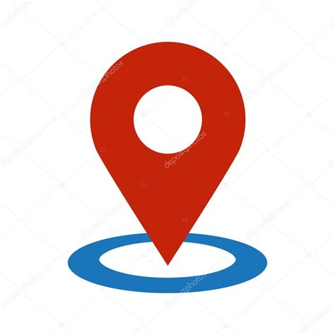 Ubicación Travel Geo Pin Vector Icono Stock Vector by briangoff 101975016