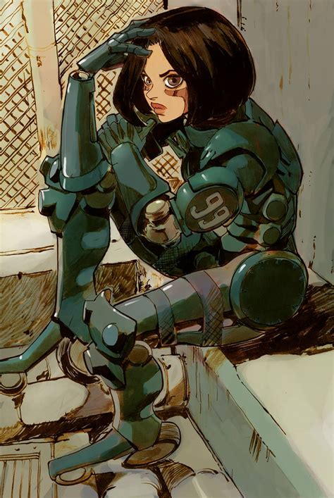 Alita Battle Angel Manga Battle Angel Alita Character Art