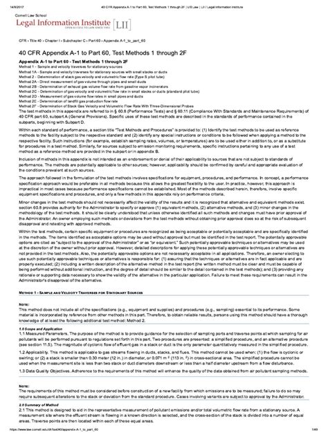 40 Cfr Appendix A 1 To Part 60 Pdf Chess Theory Chess