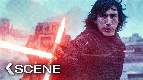 Kylo Ren Vs Rey Fight Scene Star Wars 9 The Rise Of Skywalker 2019 Youtube