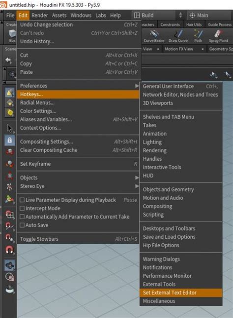 Houdini 19 5 UI Miss Elements General Houdini Questions Od Forum
