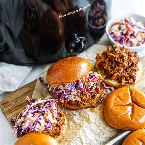 Bbq Pulled Chicken Burgers Recipe