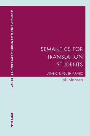 Pdf Semantics For Translation Students