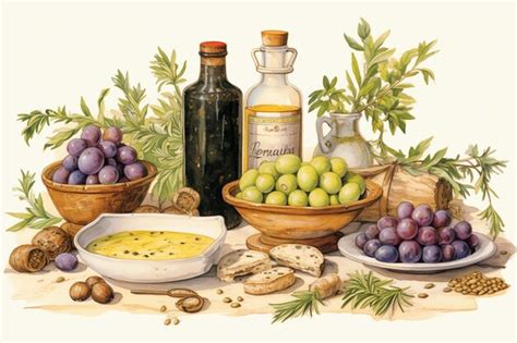 Premium Photo Epicurean Essence Food Sketch