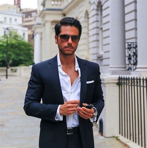 Open Collar Shirt With Suit