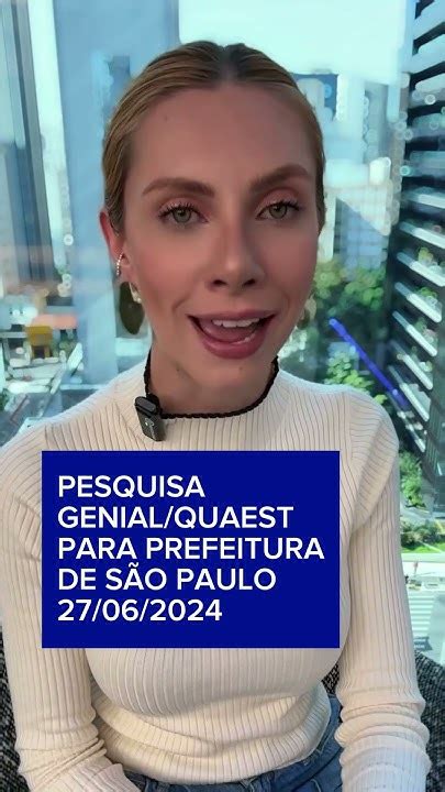 Pesquisa Genial Quaest Para Prefeitura De São Paulo Shorts