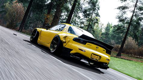 Wallpaper Forza Horizon 4 Mazda Cgi Car Video Games Trees