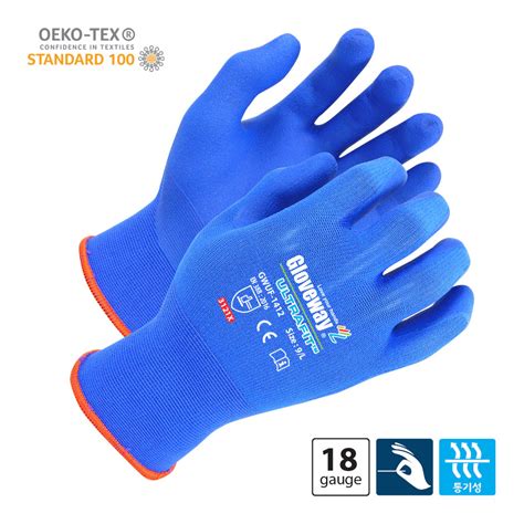 Gloveway 주에스비더블유 작업장갑안전장갑베임방지장갑코팅장갑이중코팅장갑방수장갑기름장갑여름장갑겨울장갑