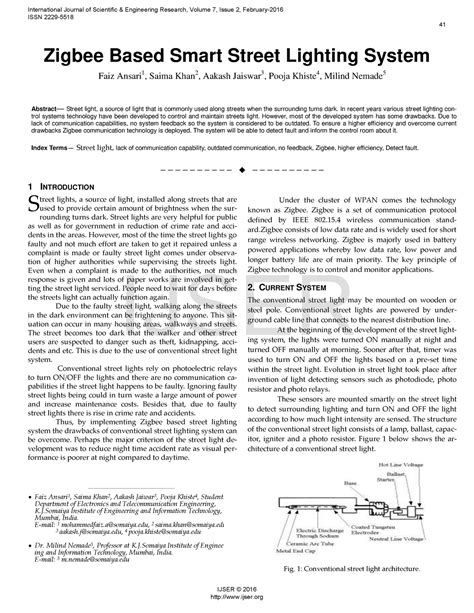 22004 4 Zigbee Based Smart Street Lighting System Zigbee Based Smart Street Lighting System