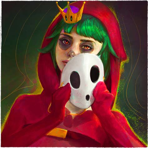 Canvas Shy Gal 50x50 Cm By Kraken
