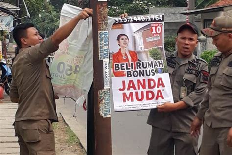 Mangkal Di Sawangan Dan Viral Puluhan Janda Muda Ditertibkan Satpol Pp