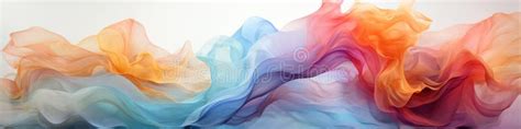 Dynamic Folds Of Multicolored Fabric Abstract 3d Wavy Background Colorful Waves Flow Liquid
