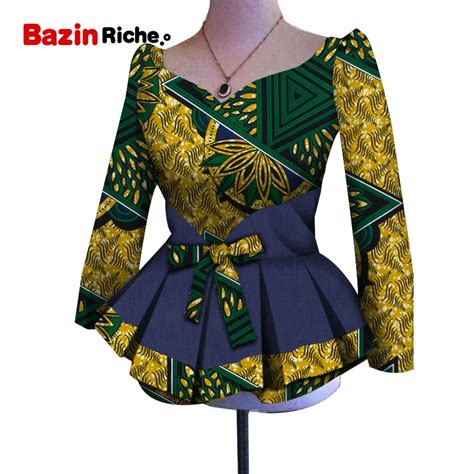 V Tements Africains Dashiki Pour Femmes Nouvelle Mode Bazin Riche